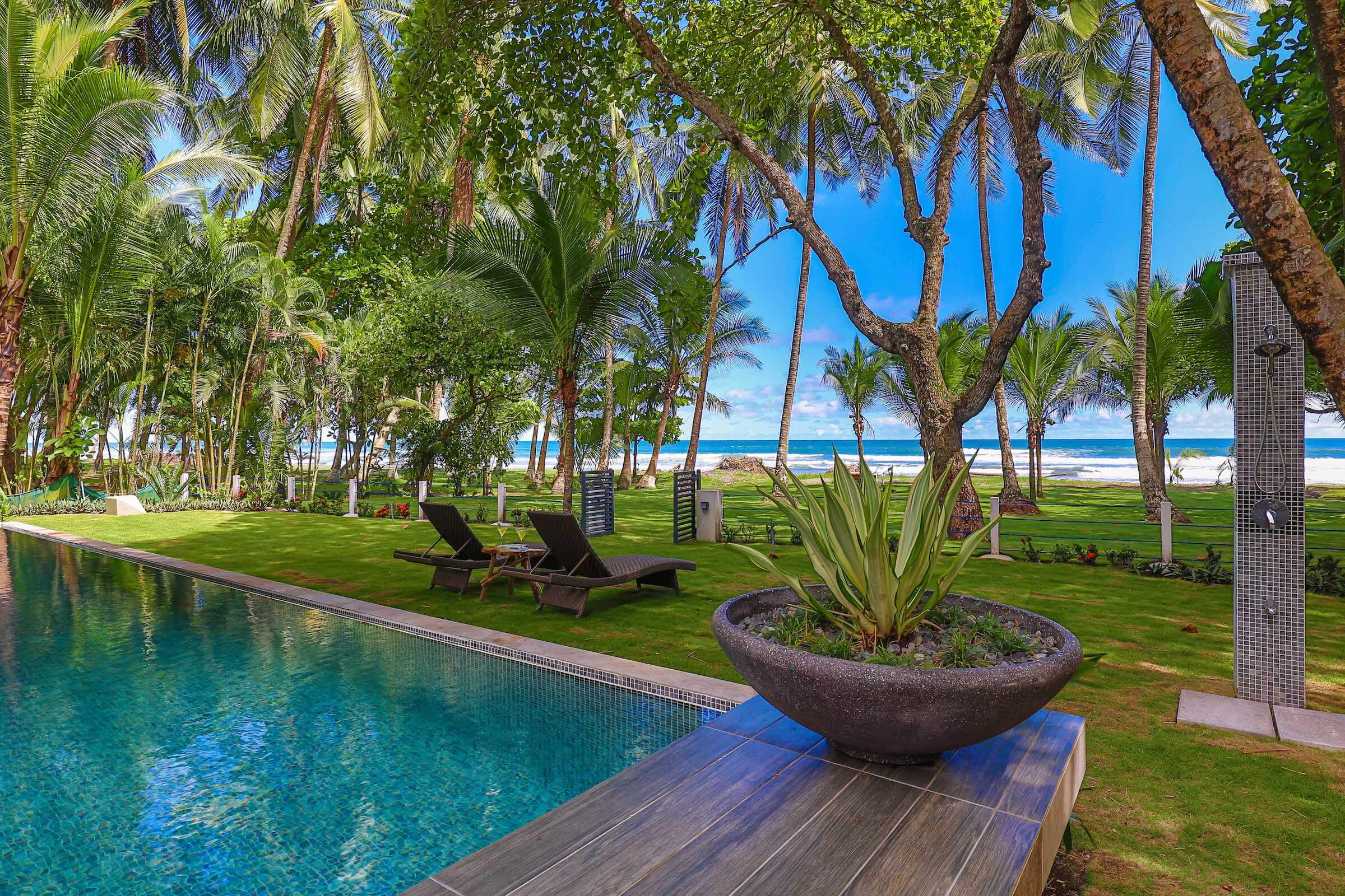 3-Panacea Pool and Beach - Costa Rica Villa Rentals/Villa Sales/Costa ...